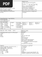 Electrical Engineering Exam Formula Sheet | PDF | Analog Circuits ...