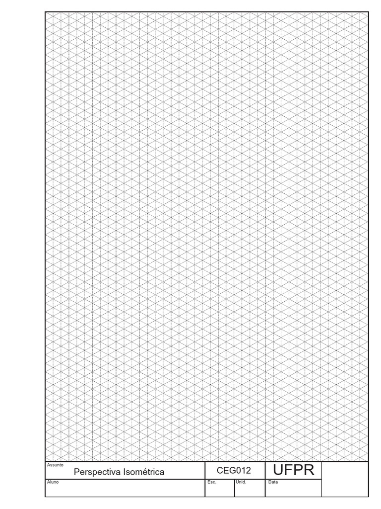 Papel Isometrico Pltw