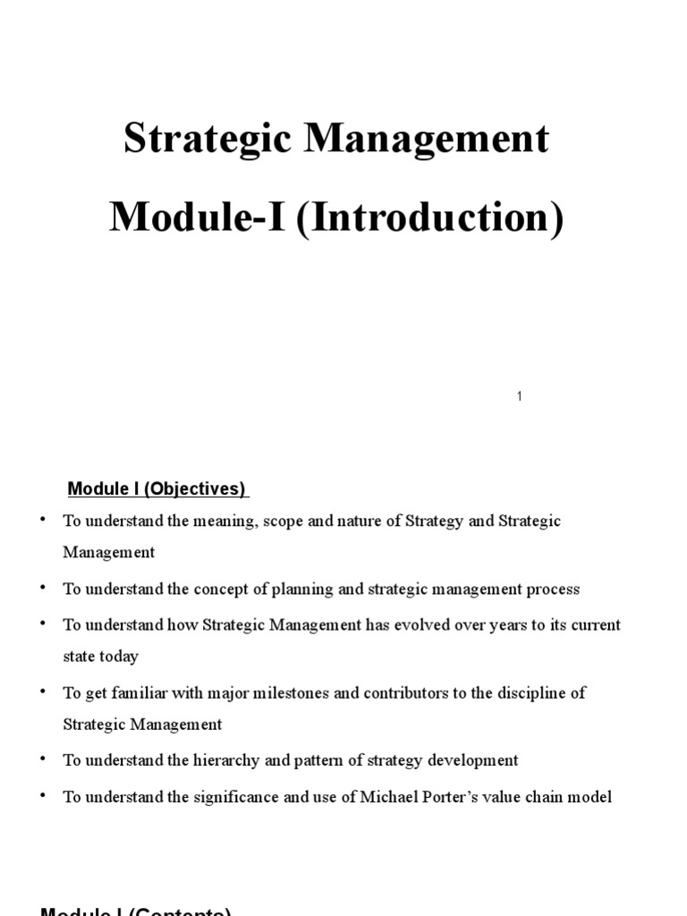 Strategic Management | PDF | Strategic Management | Value Chain