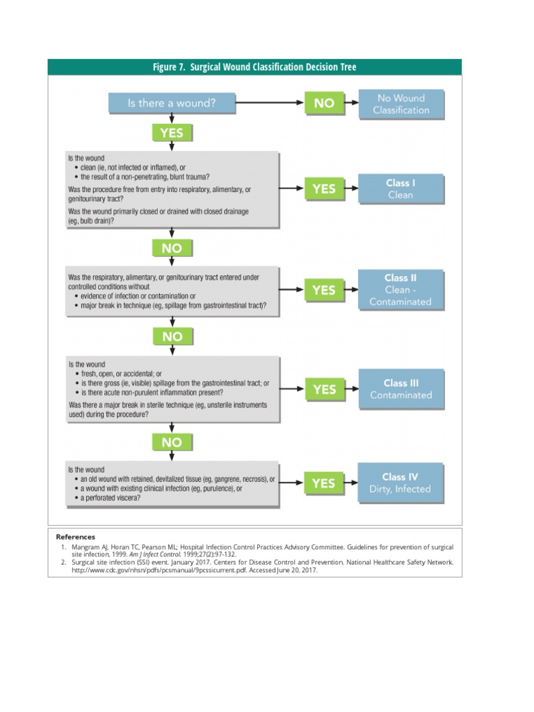 AORN Surgical Wound Classification Decision Tree | PDF AORN Surgical Wound Classification Decision Tree | PDF
