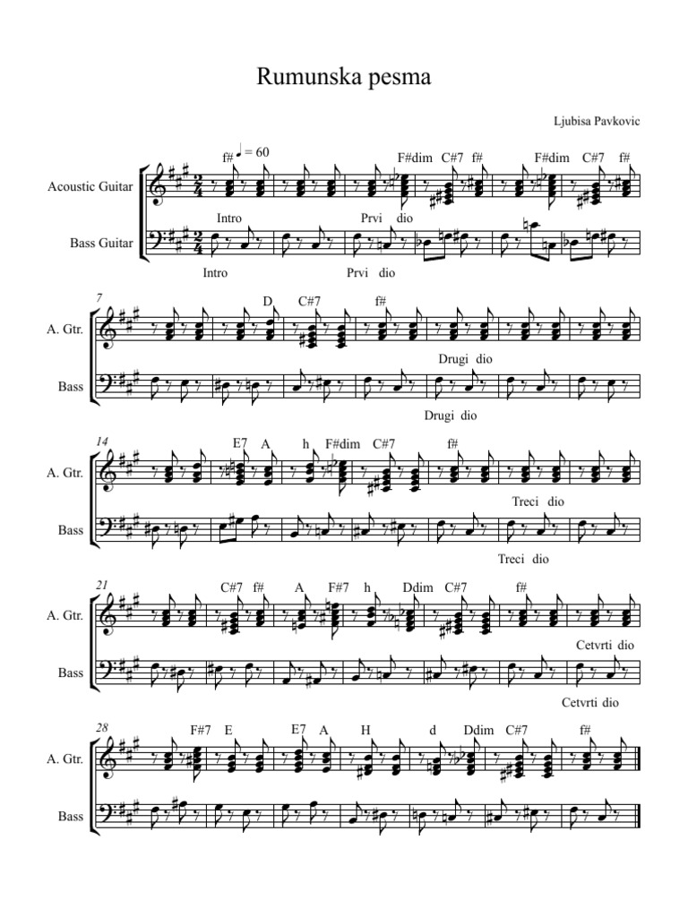 Rumunska Pesma | PDF