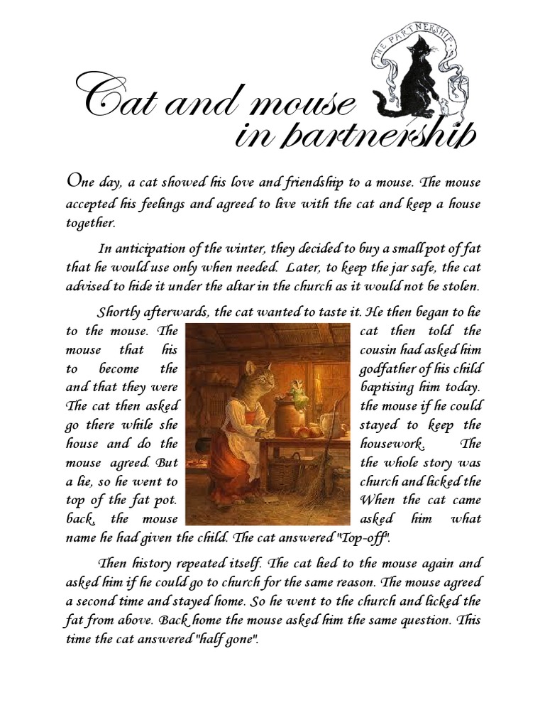 Cat and Mouse in Partnership BENSETTI Leina | PDF