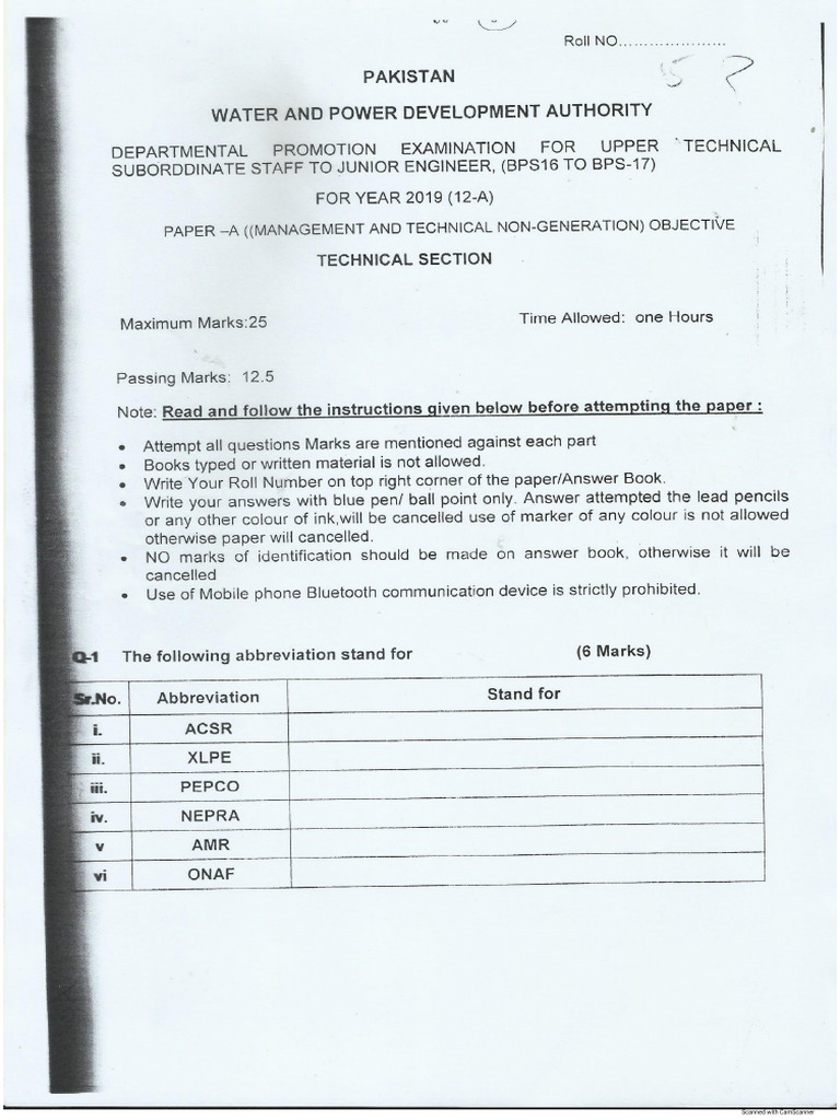 UTS Paper 2019 | PDF