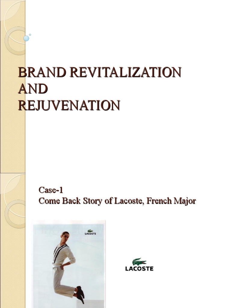 Brand Revitalization AND Rejuvenation | PDF | Brand | Retail