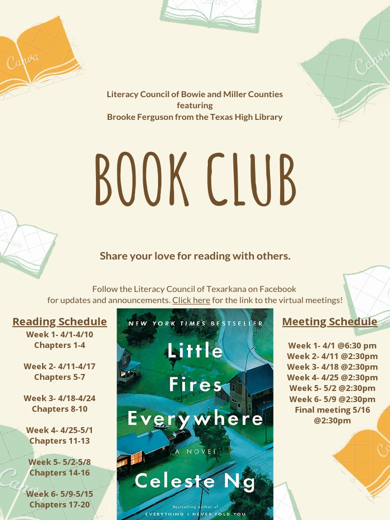 Book Club Poster | PDF | Books