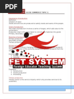 Commerce 7100 Revision Notes For o Level PDF | PDF | Educational ...