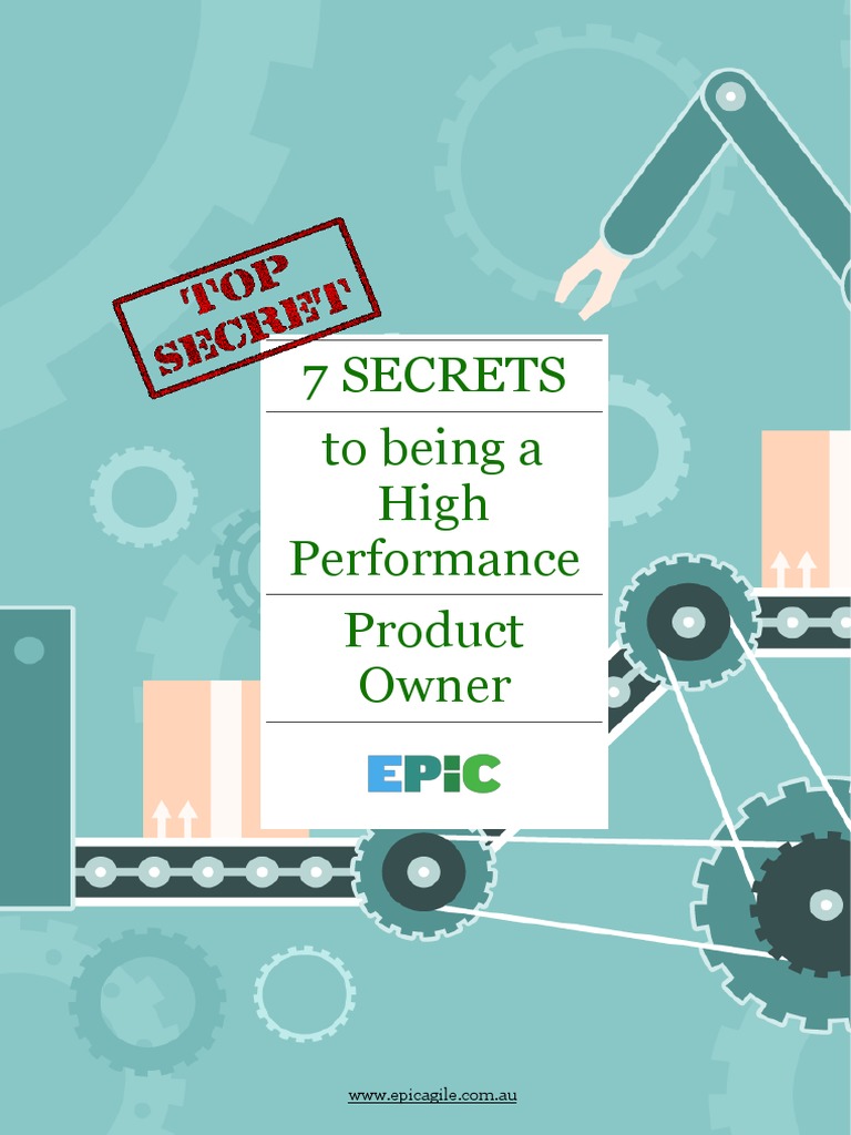 7 Secrets To Being A High Performance Product Owner | PDF | Scrum ...
