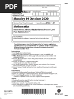 Mathematics 0580 Formula Sheet | PDF