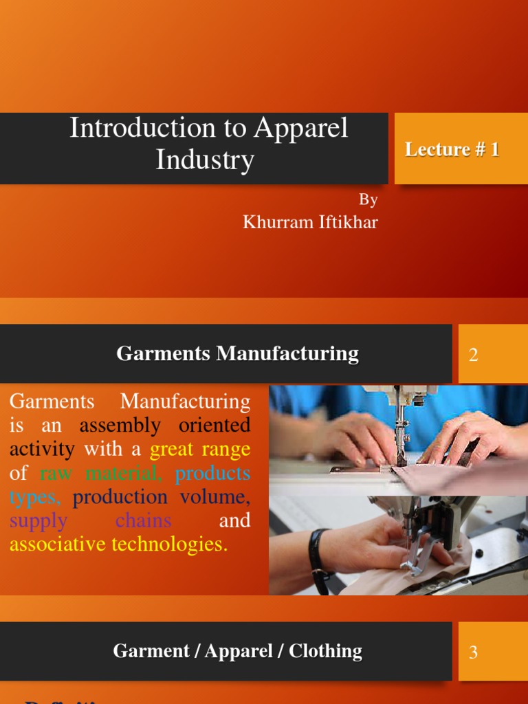 Introduction To Garments | PDF | Clothing Industry | Clothing