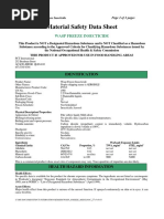 Ultra-Fresh DM-25 Safety Data Sheet PDF | PDF | Personal Protective ...