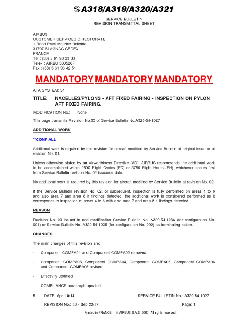 Mandatory Mandatory Mandatory: Title: Nacelles/Pylons - Aft Fixed ...