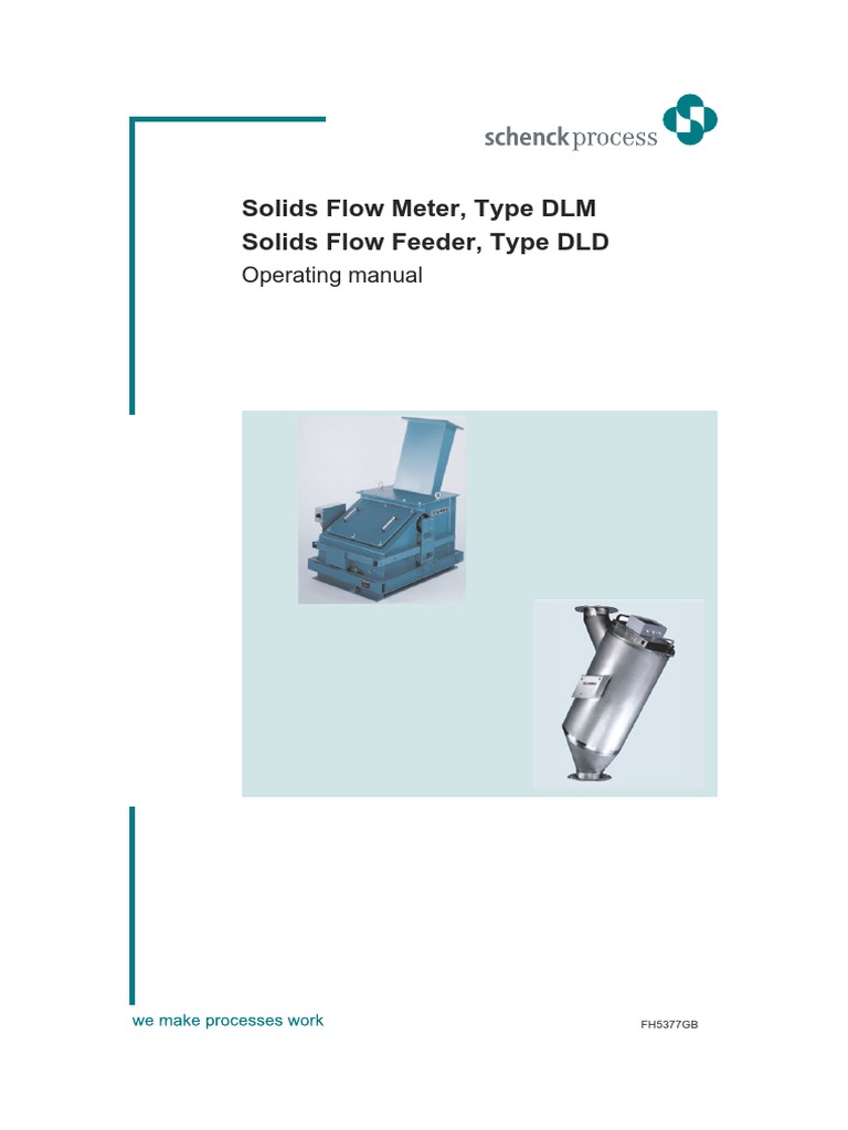 Solids Flow Meter, Type DLM Solids Flow Feeder, Type DLD: Operating ...