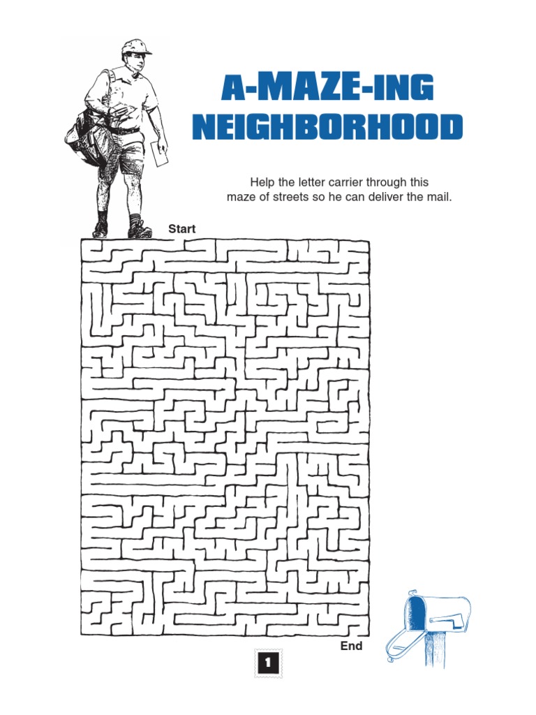 USPS Letter Carrier Activity-Book - K | PDF | United States Postal ...