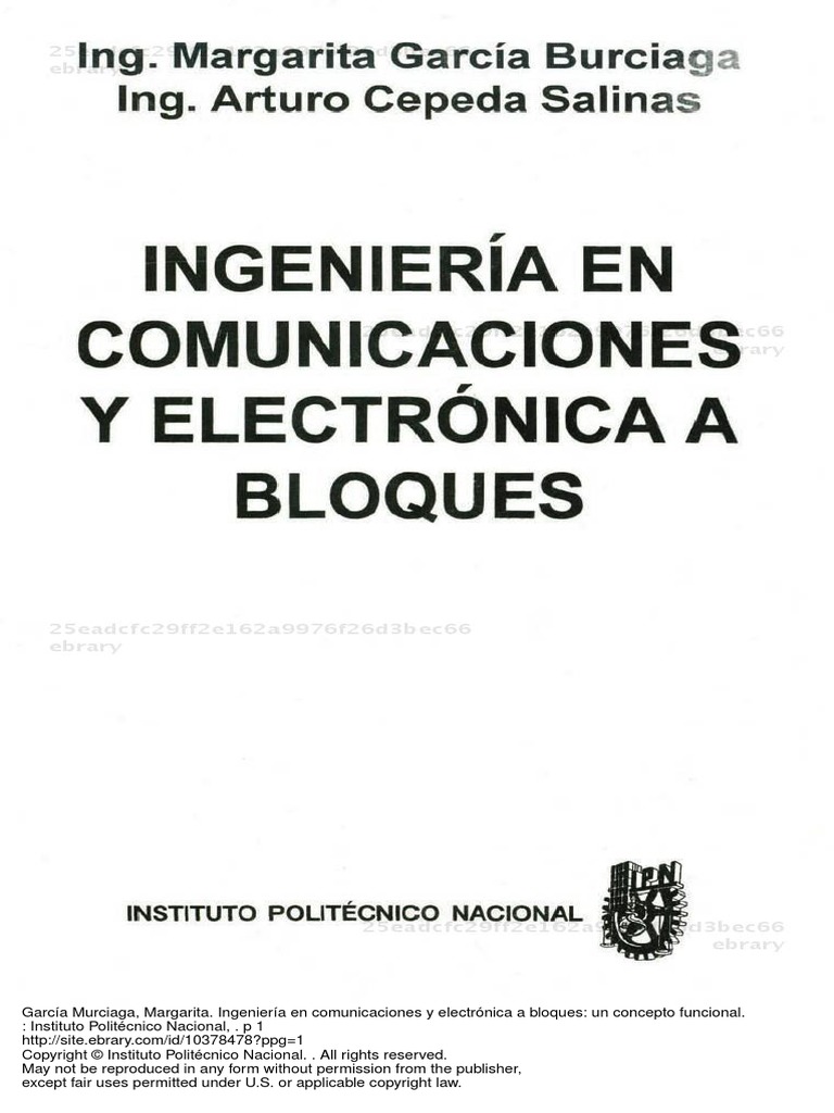 Ingenier A en Comunicaciones y Electr Nica A Bloques Un Concepto Funcional 1 To 40 | PDF | Fair ...
