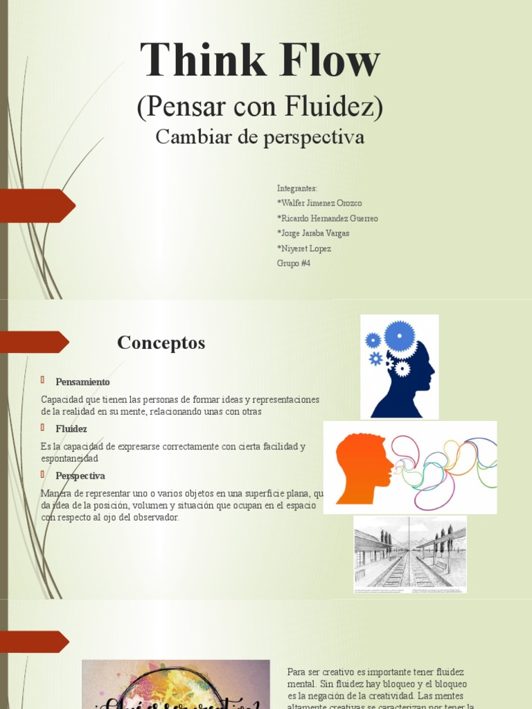 Think Flow - Innovacion | PDF | Creatividad | La naturaleza humana