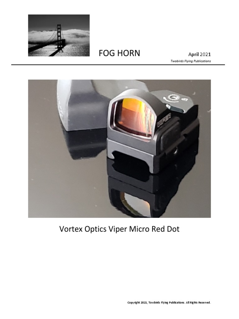 Vortex Optics Viper Micro Red Dot | PDF | Firearms | Projectile Weapons
