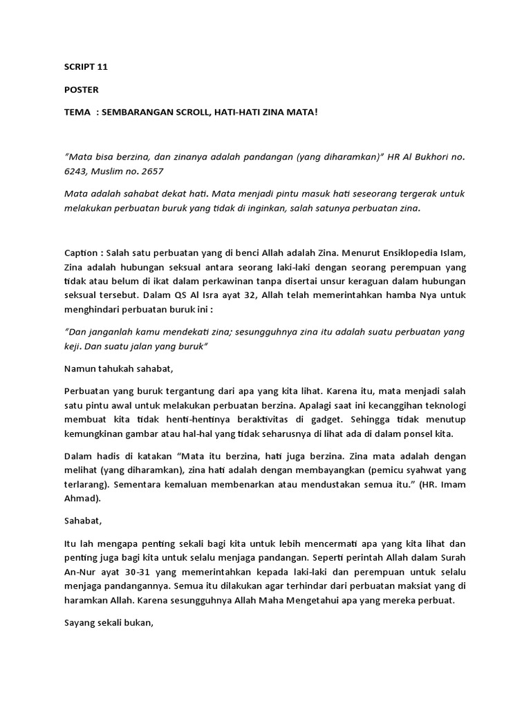 Script 11 - Poster - Zina Mata | PDF