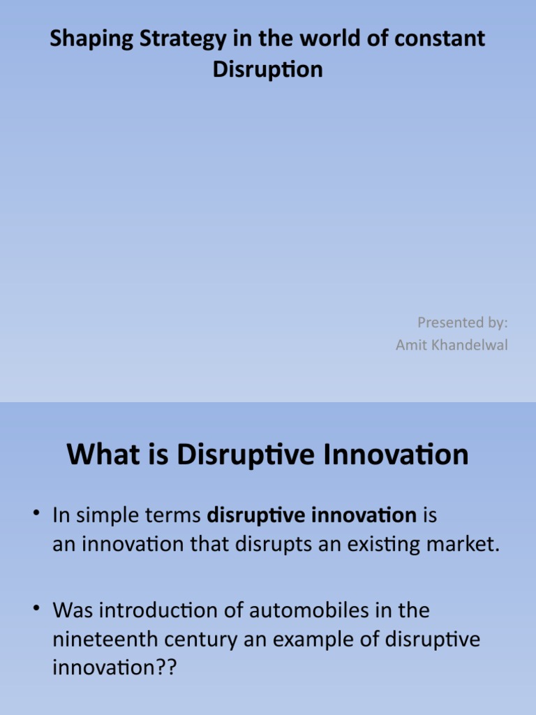 Strategy Article | PDF | Innovation | Market (Economics)