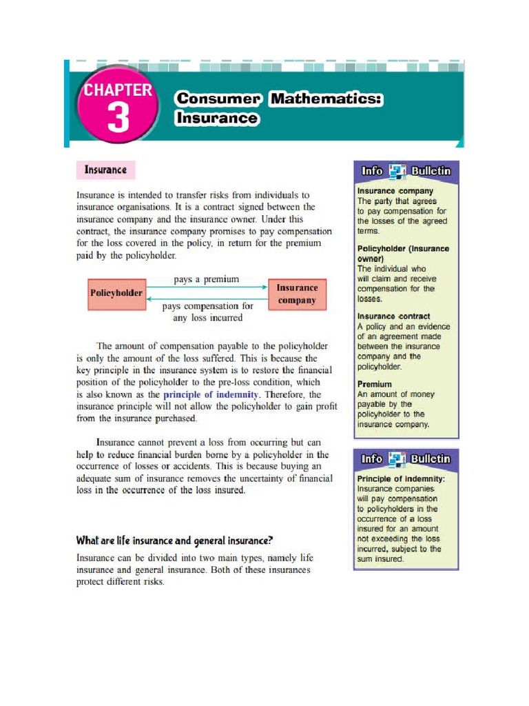 Consumer Mathematics (Note & Examples) | PDF