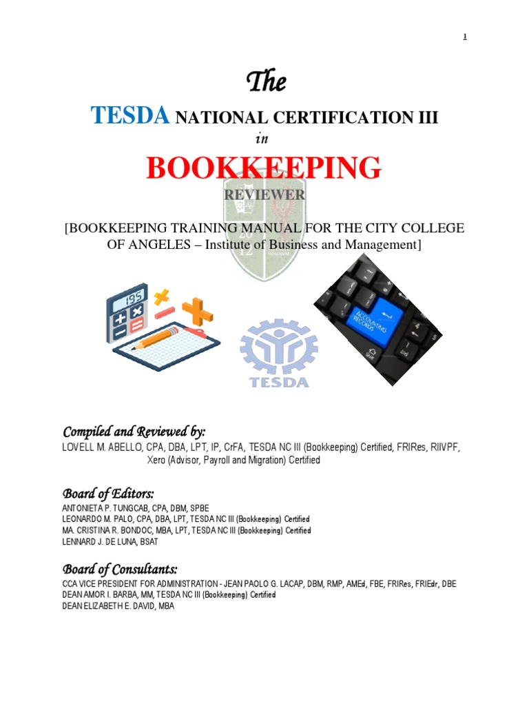 Nc3 Bookkeeping Training Material | PDF | Debits And Credits | Accounting