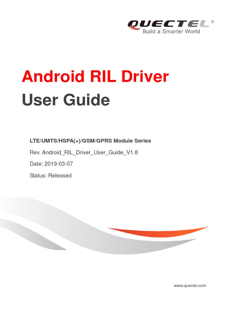 Android RIL Driver: User Guide | PDF | General Packet Radio Service | Gsm