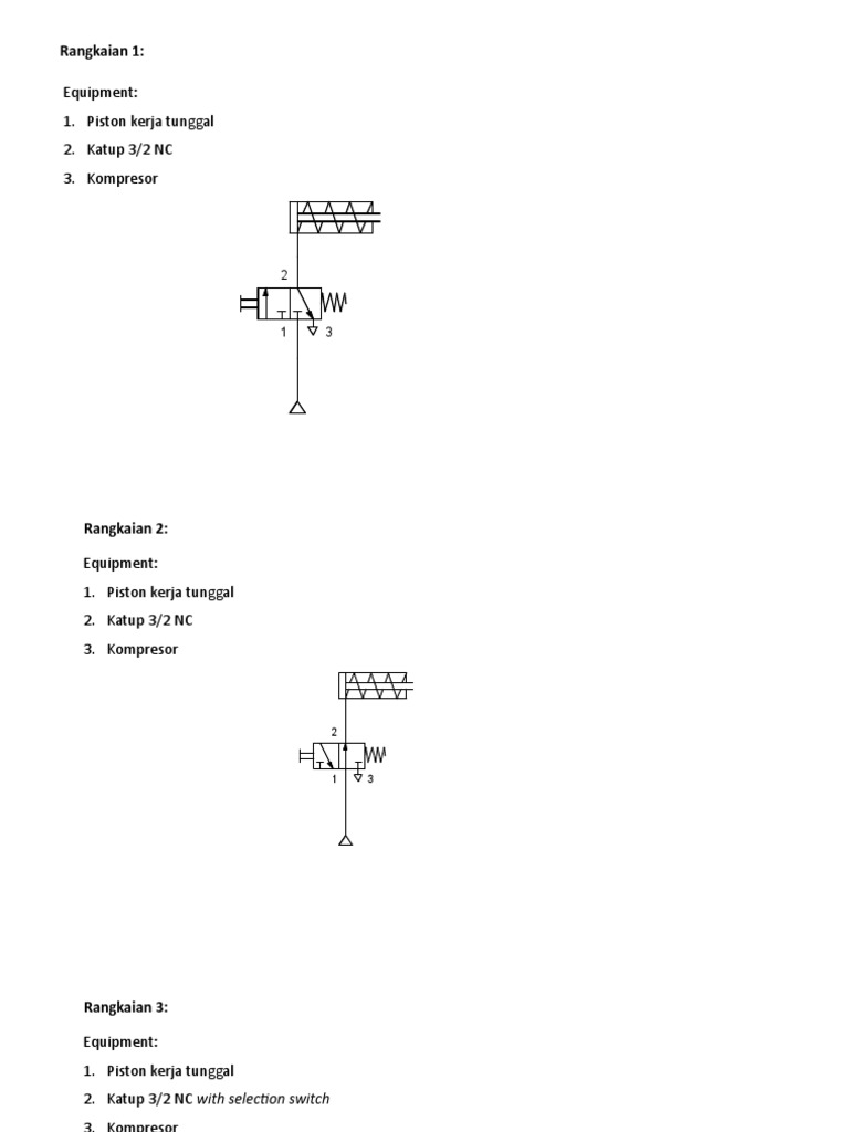 Bab 4 Silinder Tunggal (Single Acting Cylinder) | PDF