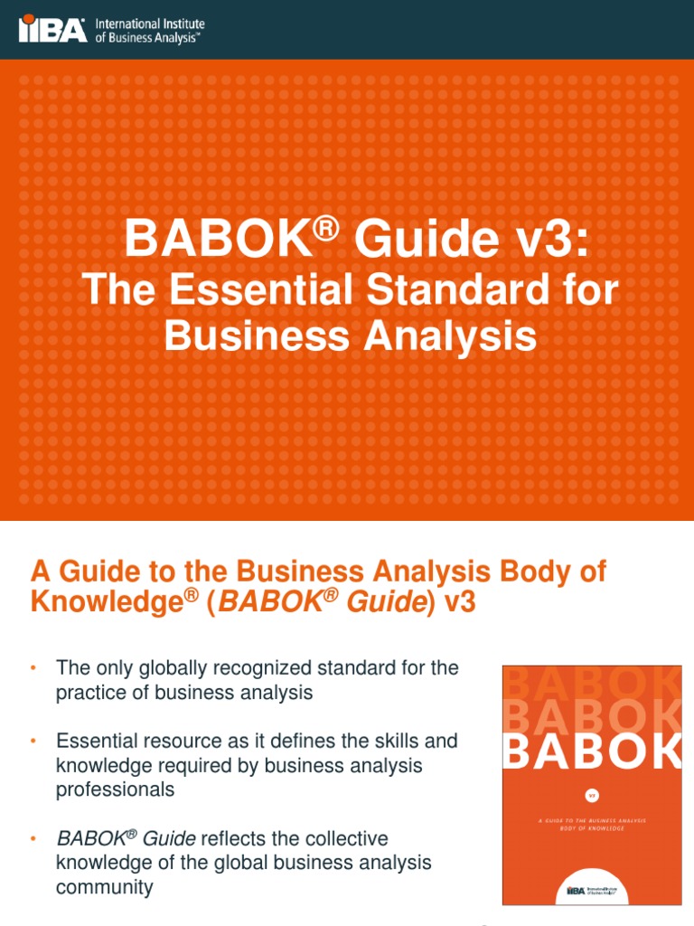 BABOK v3 - The Essential Standard For Business Analysis | PDF ...