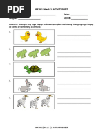 Grade 3 Math Activity Sheets Q1 Week 1 | PDF