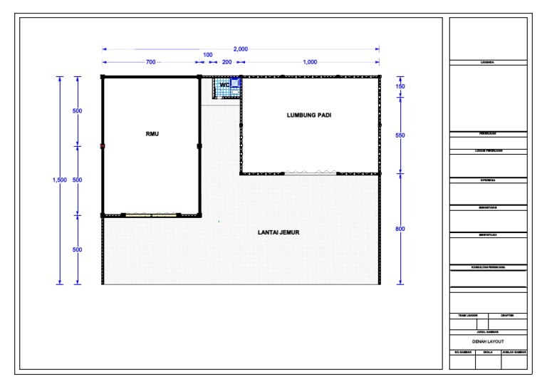 Legenda: Denah Layout | PDF