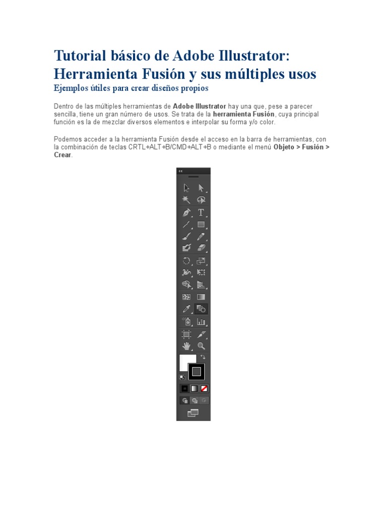 Básico de Adobe Illustrator | PDF | Color | Herramientas