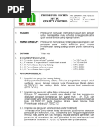 02.QC .Prosedur Incoming Quality Control DYA-MM-QC-002 | PDF