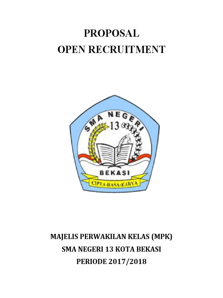 Proposal Open Recruitment | PDF