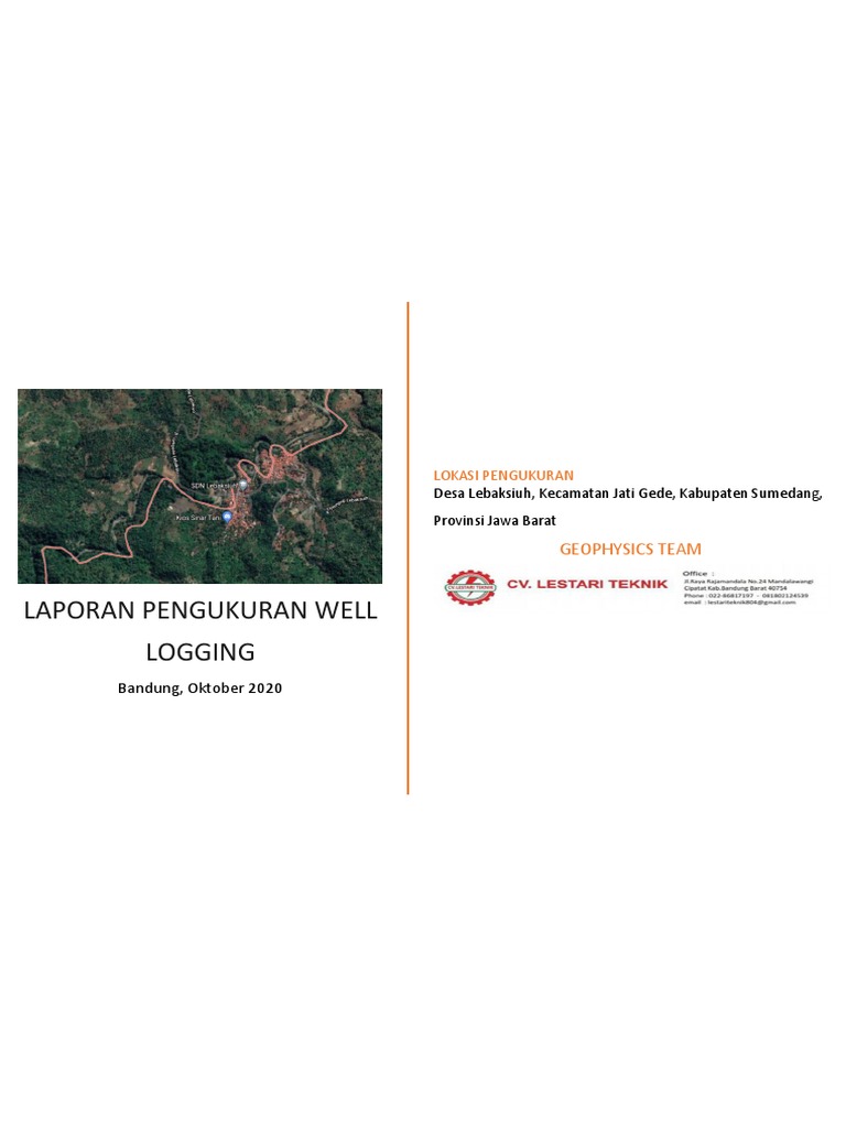 Laporan Well Logging | PDF