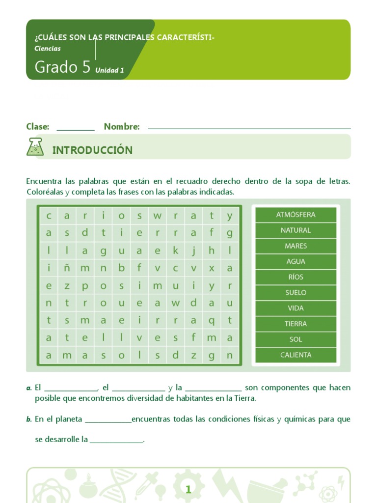 Talleres Ciencias Naturales Grado 5 | PDF | Tierra | Atmósfera de tierra