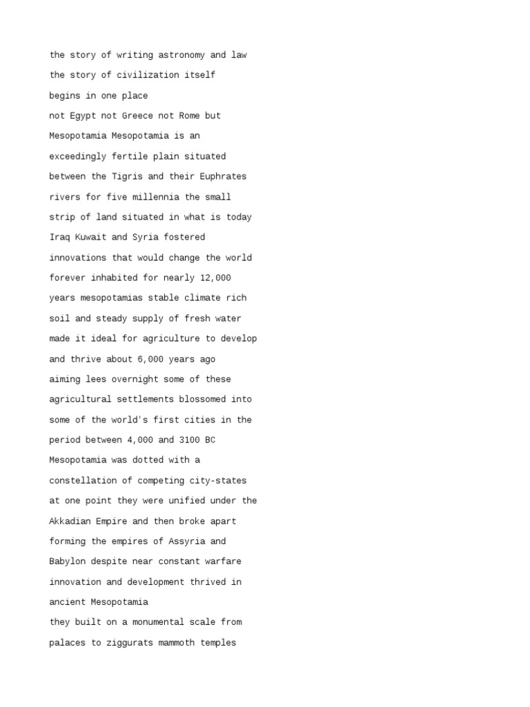 (English (Auto-Generated) ) Ancient Mesopotamia 101 - National ...