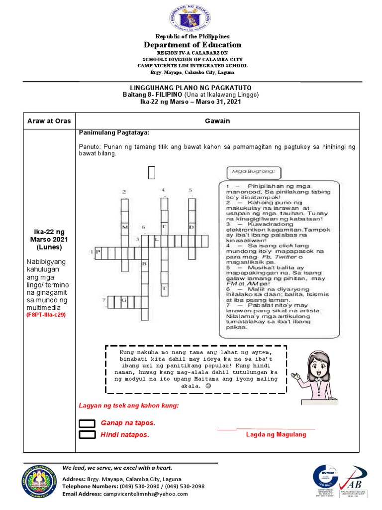 WHLP Module | PDF