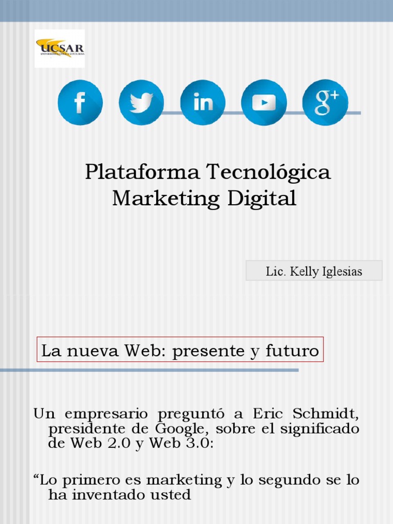 Marketing Digital II | PDF | Web semántica | Blog
