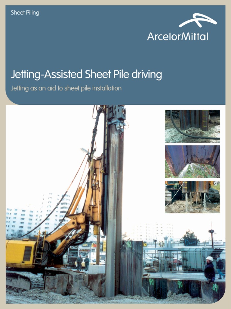 AMCRPS Jetting Assisted Sheet Pile Driving GB | PDF | Deep Foundation ...