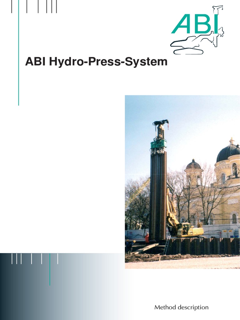 ABI Hydro-Press-System: Method Description | PDF | Deep Foundation ...
