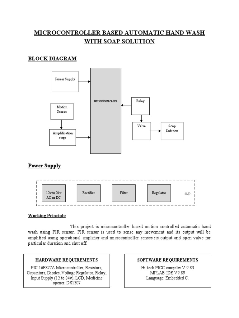18.automatic Hand Wash With Soap Solution | PDF