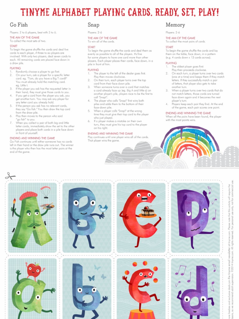 Alphabet Playing Cards | PDF
