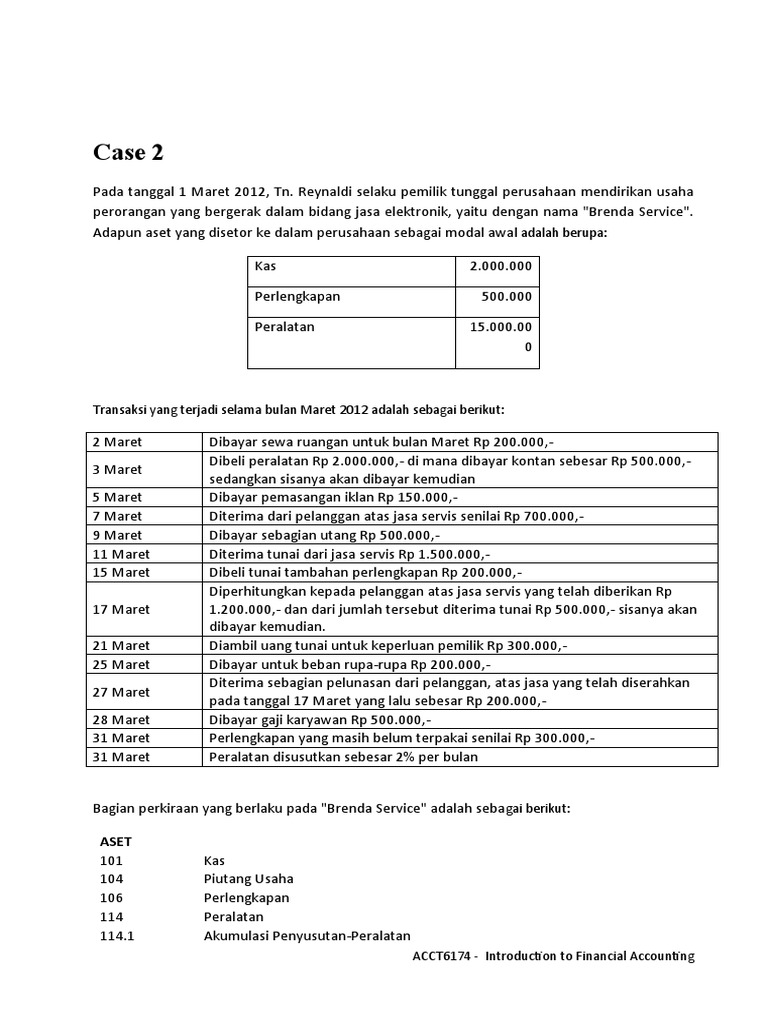 tp1 Accounting w2b | PDF