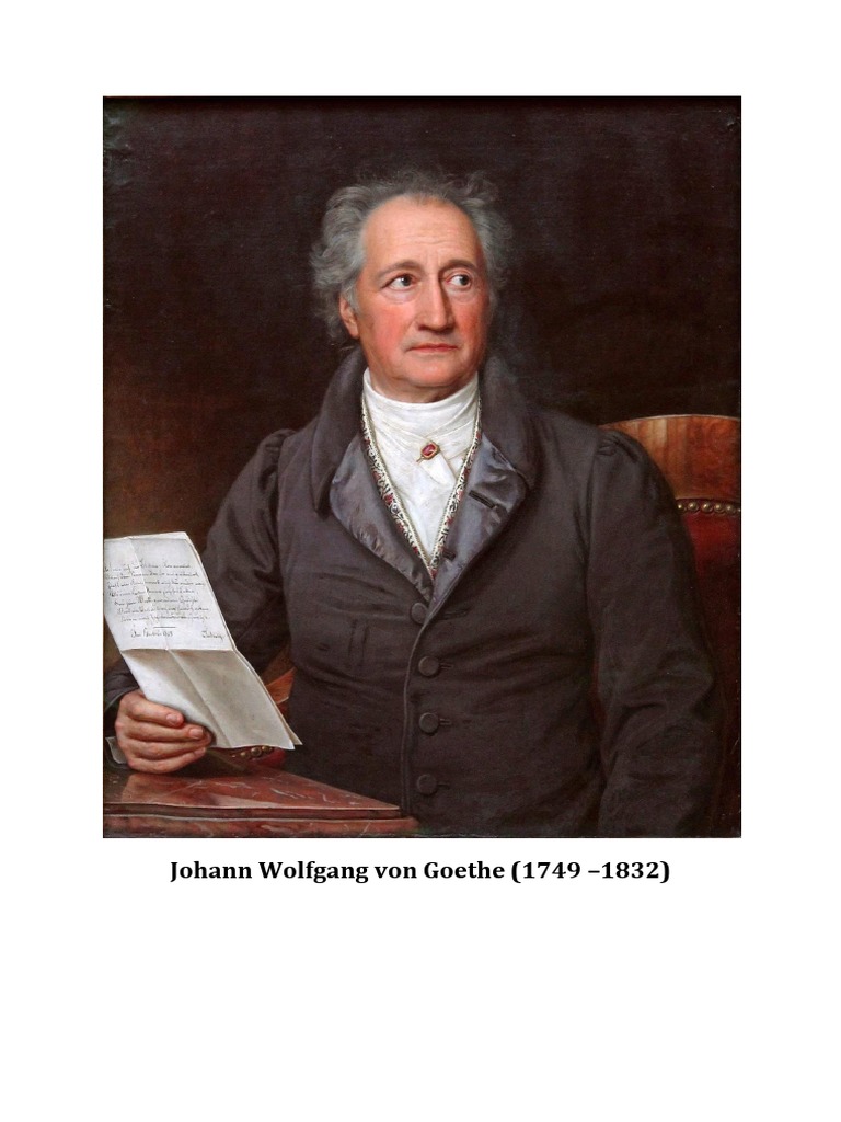 Johann Wolfgang Von Goethe (1749 - 1832) | PDF | Faust