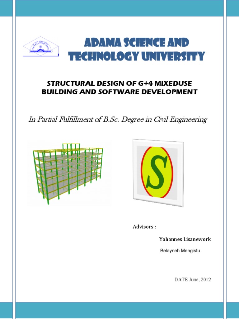 Structural Design of g+4 Mixeduse Building and Software Development ...