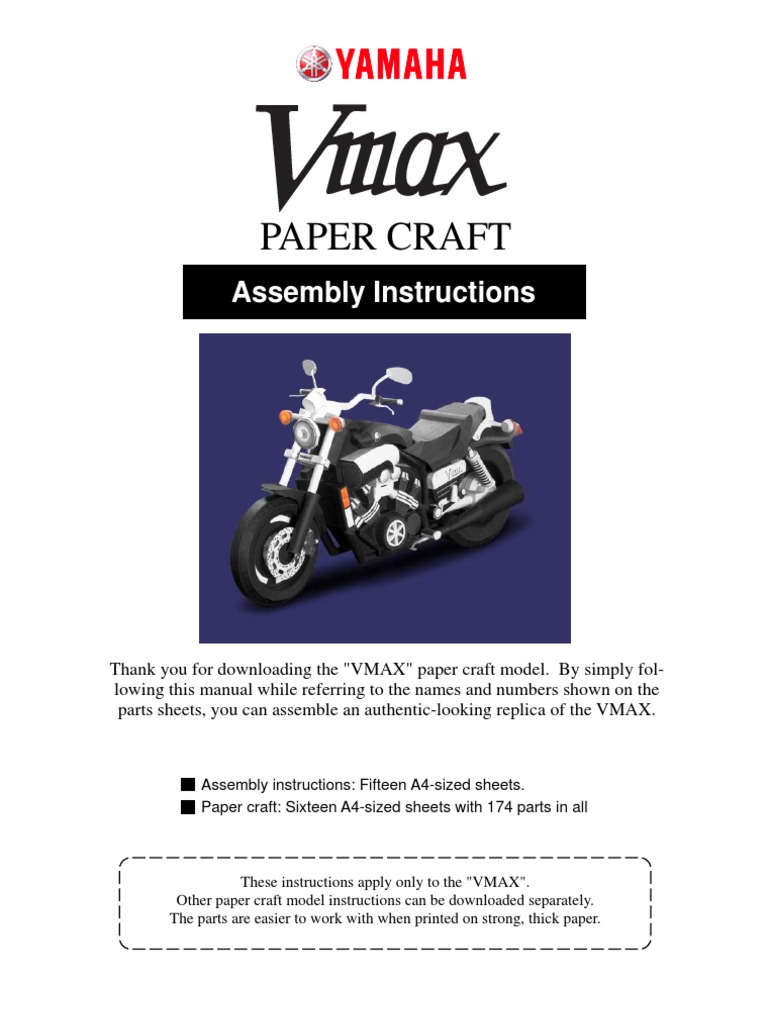 Paper Craft: Assembly Instructions | PDF | Paper | Conservation And ...