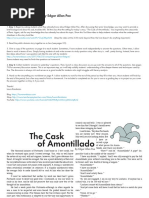 The Cask of Amontillado Summary | PDF