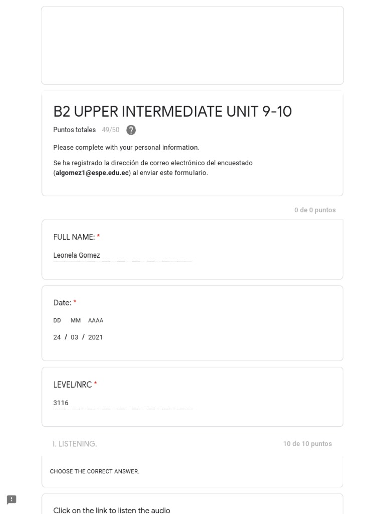 B2 Upper Intermediate Unit 9-10 | PDF | Grammar | Linguistics