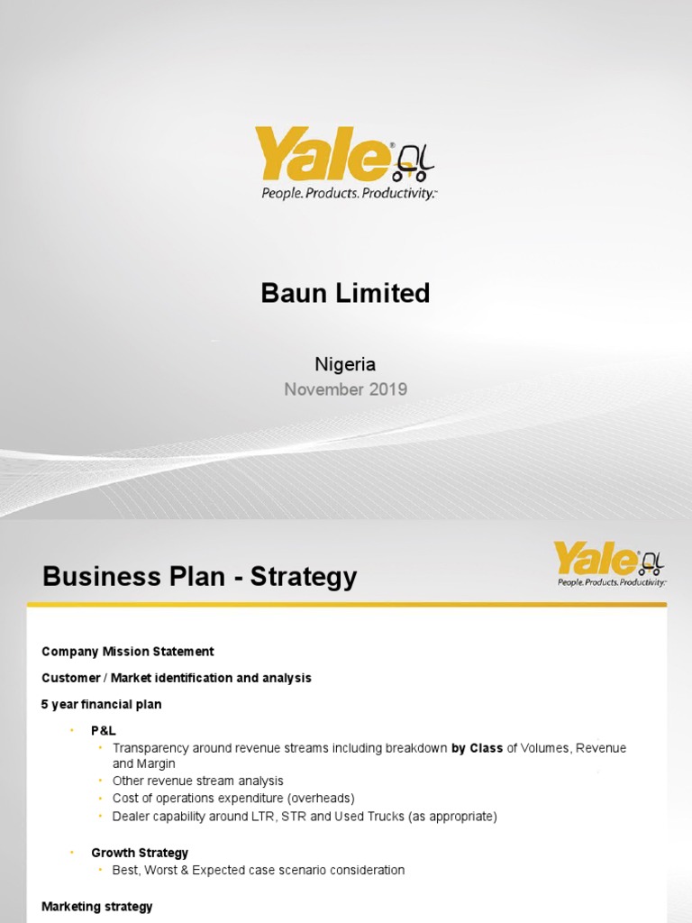Yale Business Plan Template (2950760) | PDF | Marketing Strategy | Business