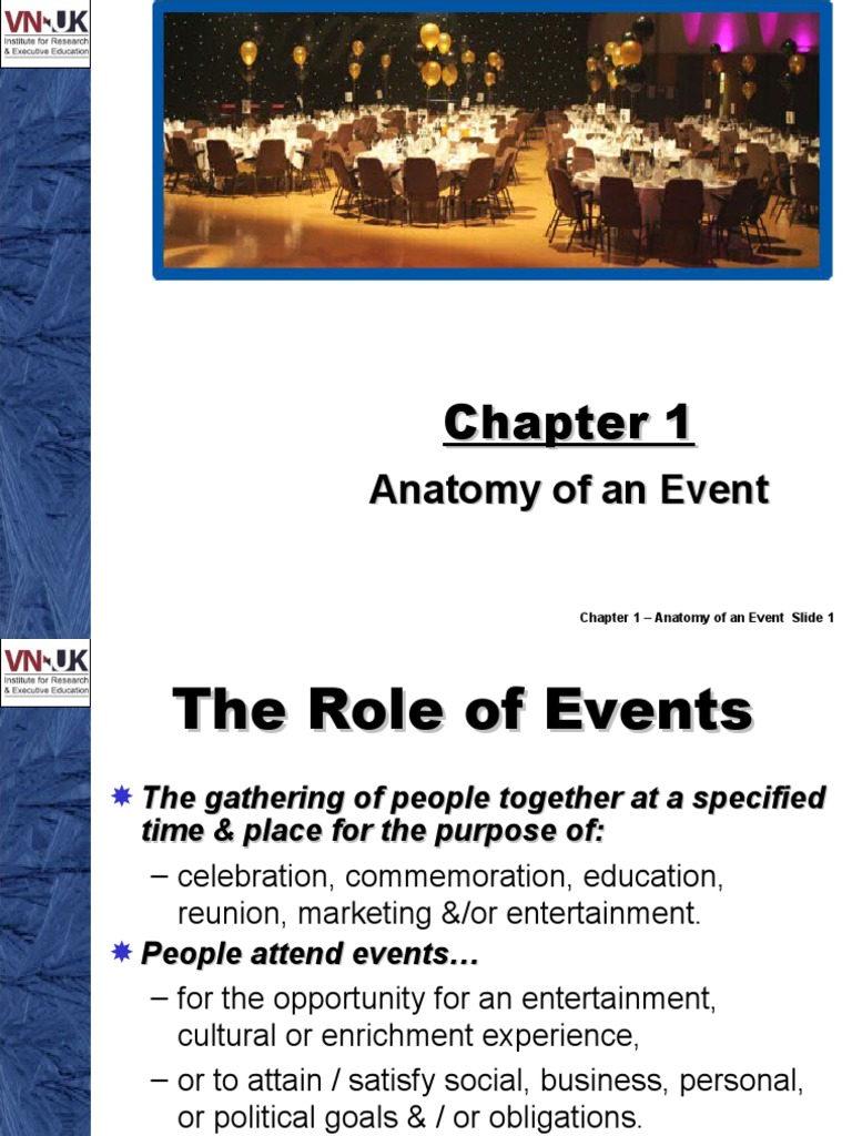 Chapter 1 - Anatomy of Event X | PDF | Employee Retention | Tourism