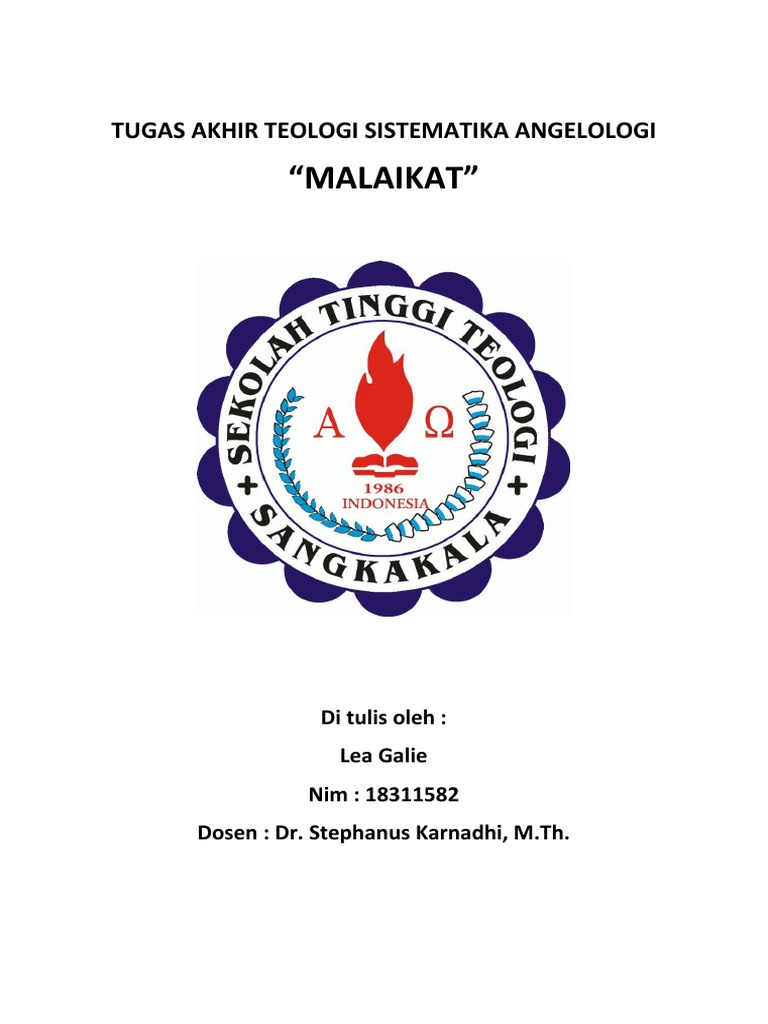 02 Lea Galie - Tugas Awal TS2 - Angelologi | PDF